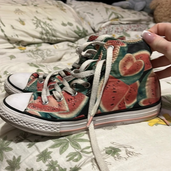 Converse | Shoes | Converse Chuck Taylor Watermelon Junior Size 4 ...